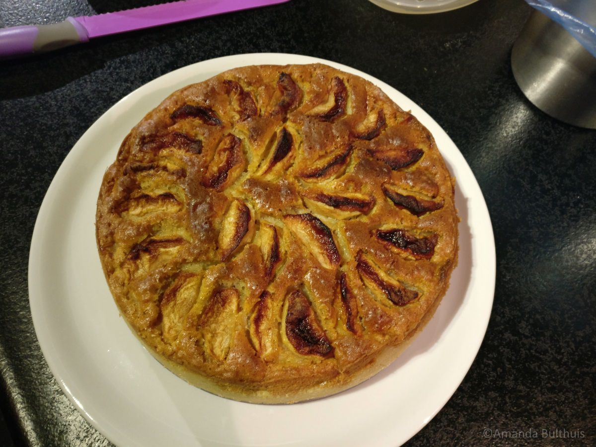 Recept voor appel-cake-taart - Keukenneusje